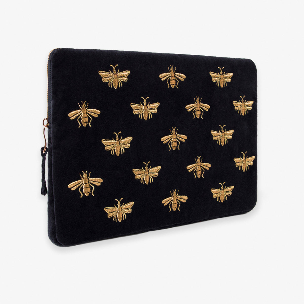 ELIZABETH SCARLETT - HONEY BEE LAPTOP CASE LARGE CHARCOAL – The Alkemistry